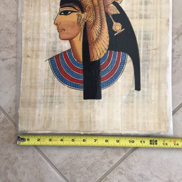 Art | 6 Egyptian Hand Painted Papyrus Laminate Artwork Collection ...